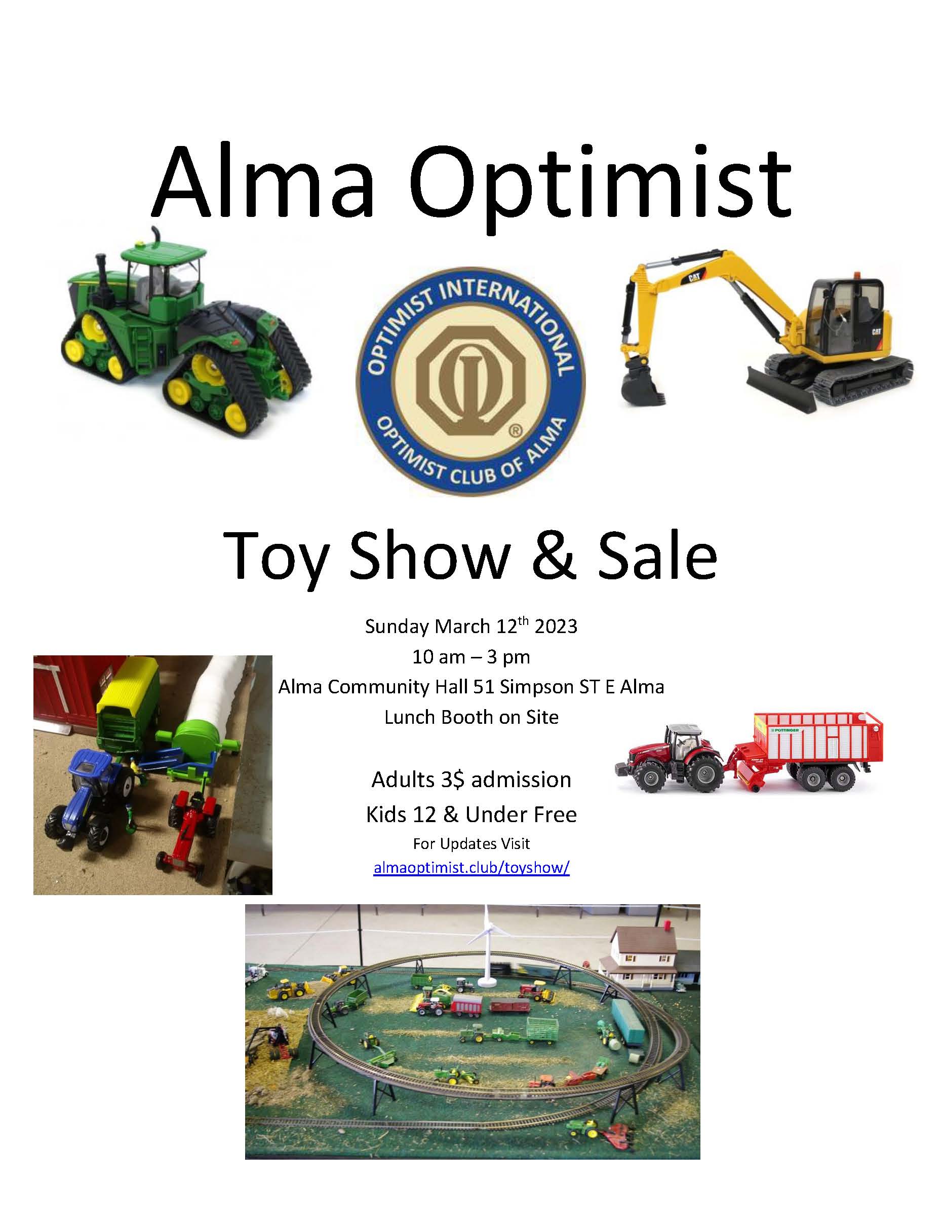 Alma Optimist Toy Show & Sale – Optimist Club of Alma